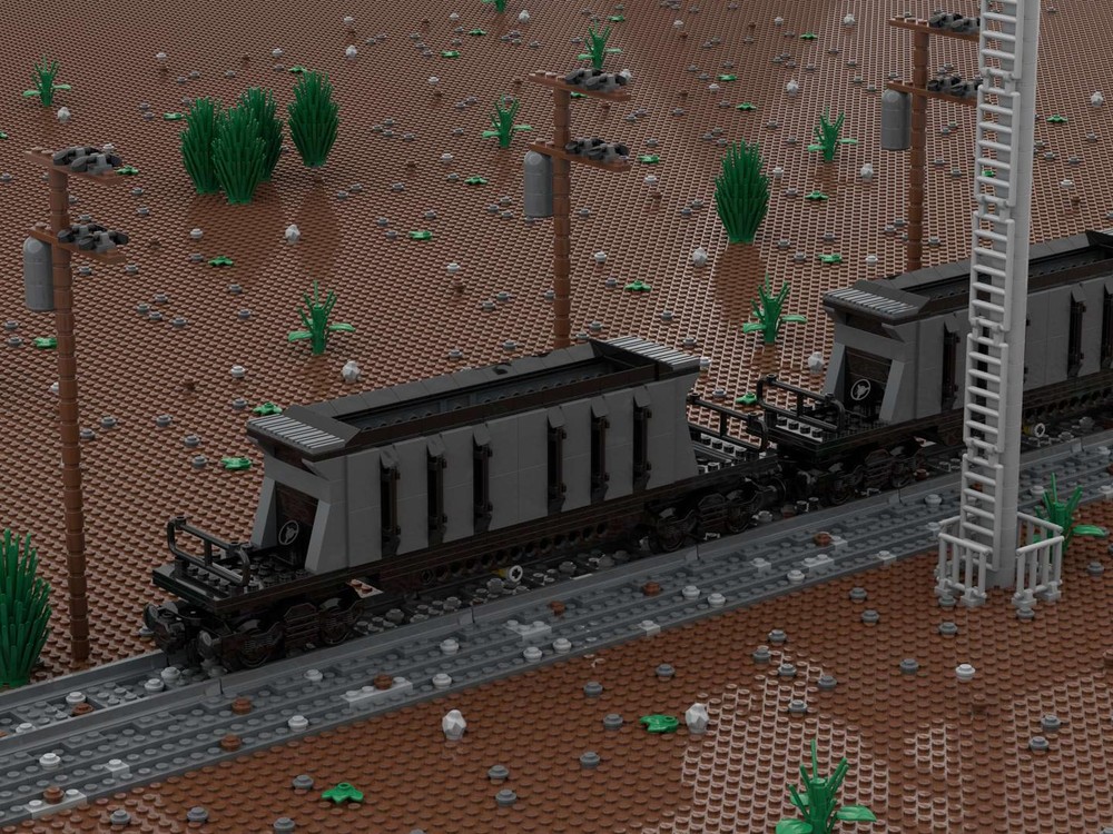 LEGO MOC-65636 Hopper Wagon by Technic_Fox.it | Rebrickable - Build ...