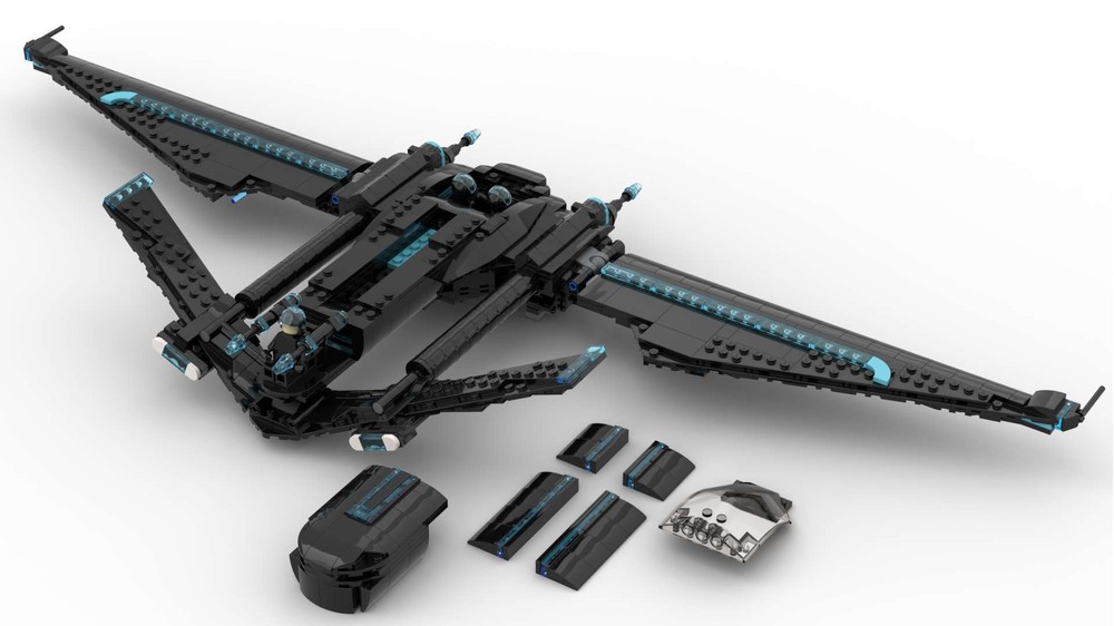 LEGO MOC Tron: Legacy 3-man Light Jet by SFH_Bricks | Rebrickable ...