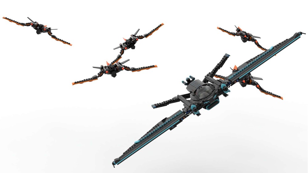 LEGO MOC Tron: Legacy 3-man Light Jet by SFH_Bricks | Rebrickable ...