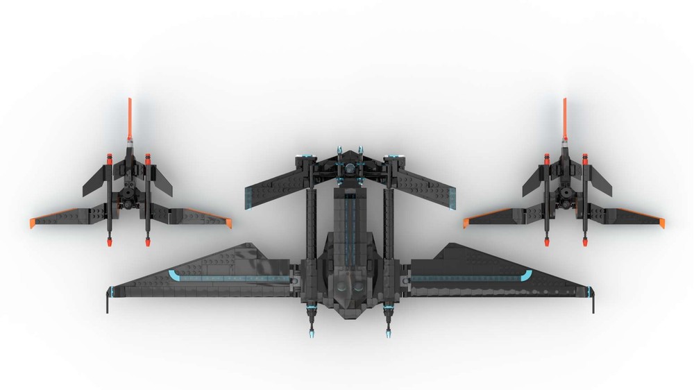 LEGO MOC Tron: Legacy 3-man Light Jet by SFH_Bricks | Rebrickable ...