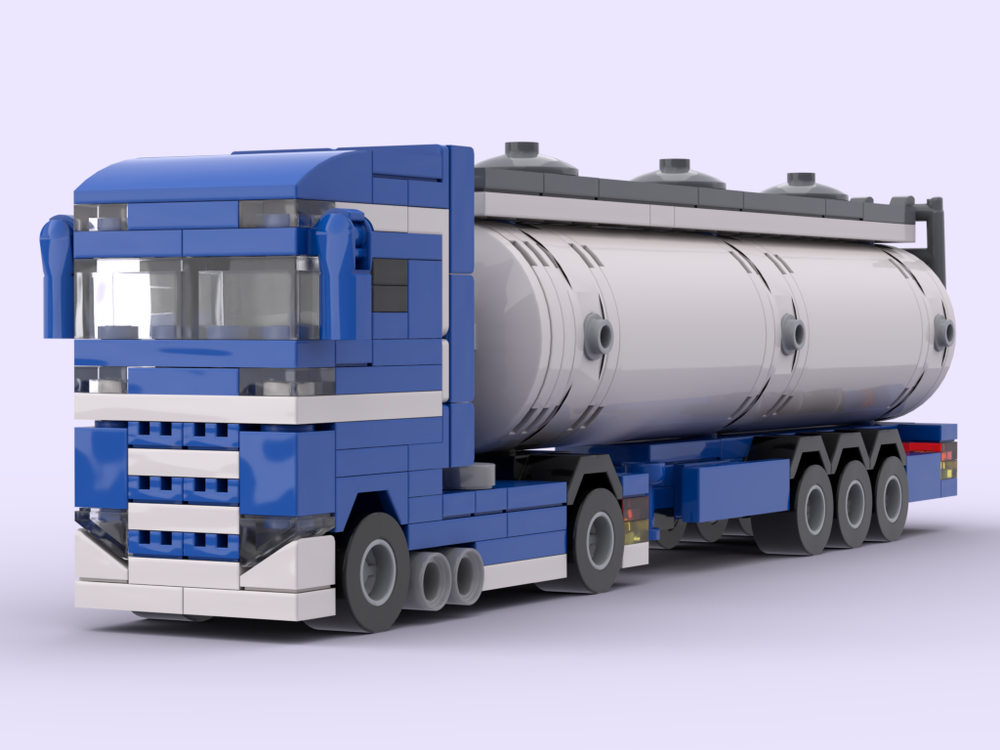 Lego Moc Scania Tanker By Brickin Tom Rebrickable Build With Lego