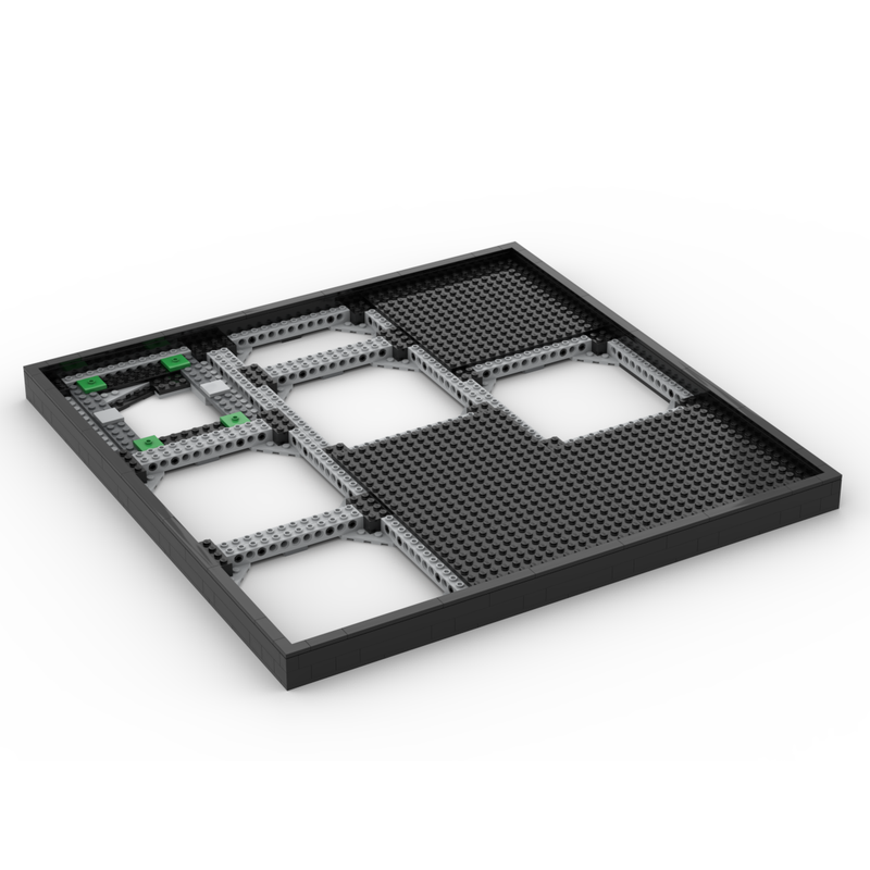 LEGO MOC Brick Art Frame (48 x 48) by lunabricks | Rebrickable - Build ...