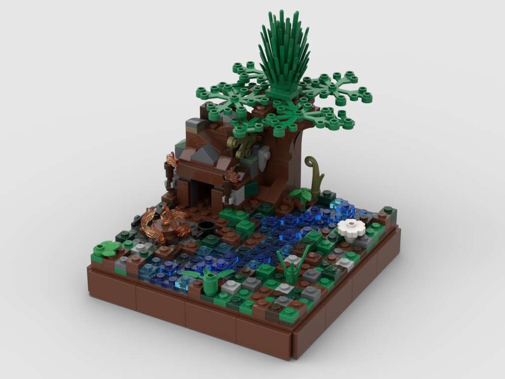 Lego Moc River Scene By Sstritzke Rebrickable Build With Lego