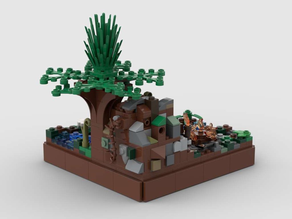 LEGO MOC River Scene by sstritzke | Rebrickable - Build with LEGO