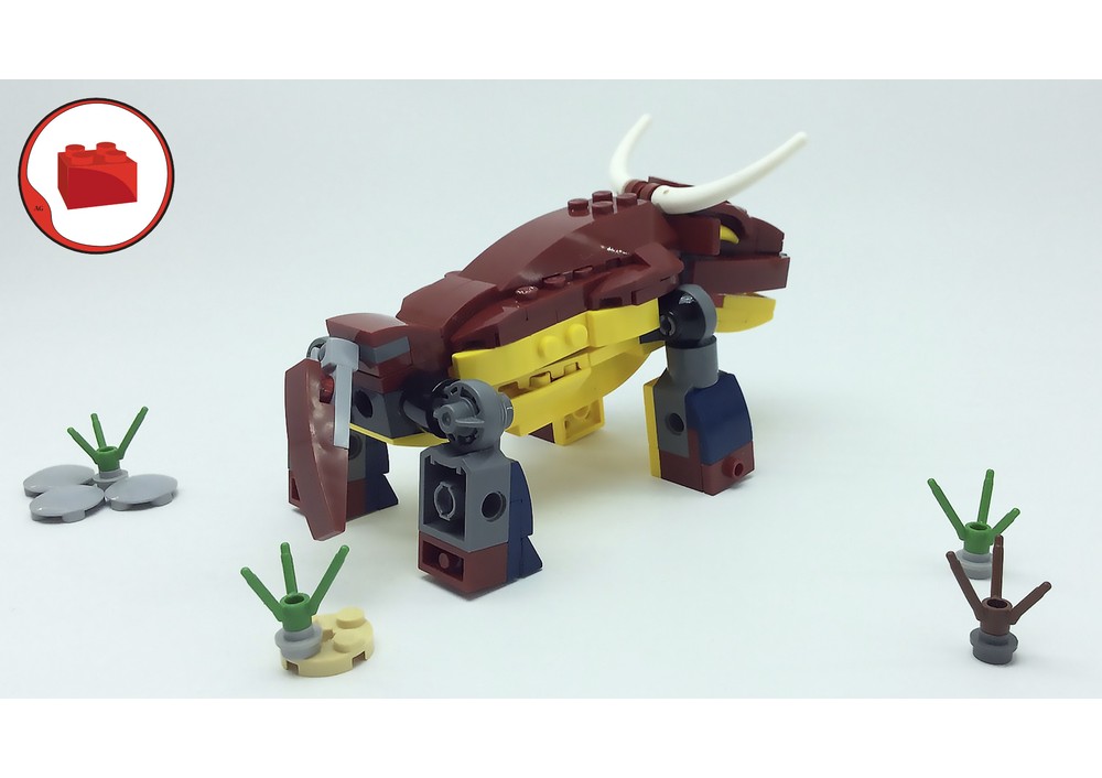 LEGO MOC Bull Animal - Lego Creator 31102 set by Bricks Ideas ...