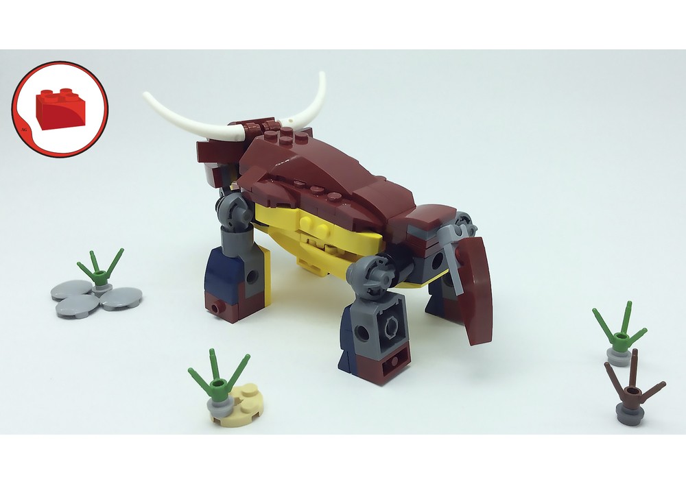 LEGO MOC Bull Animal - Lego Creator 31102 set by Bricks Ideas ...