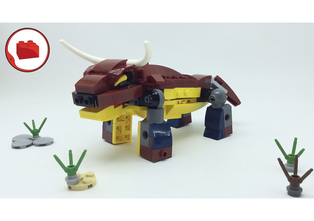 LEGO MOC Bull Animal - Lego Creator 31102 set by Bricks Ideas ...