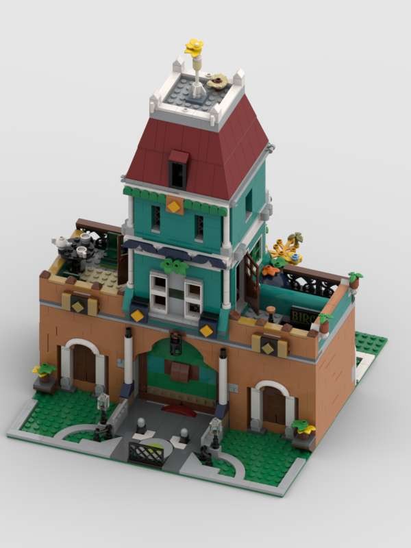 LEGO MOC 10270 Alternate Bookshop by vhenco | Rebrickable - Build with LEGO
