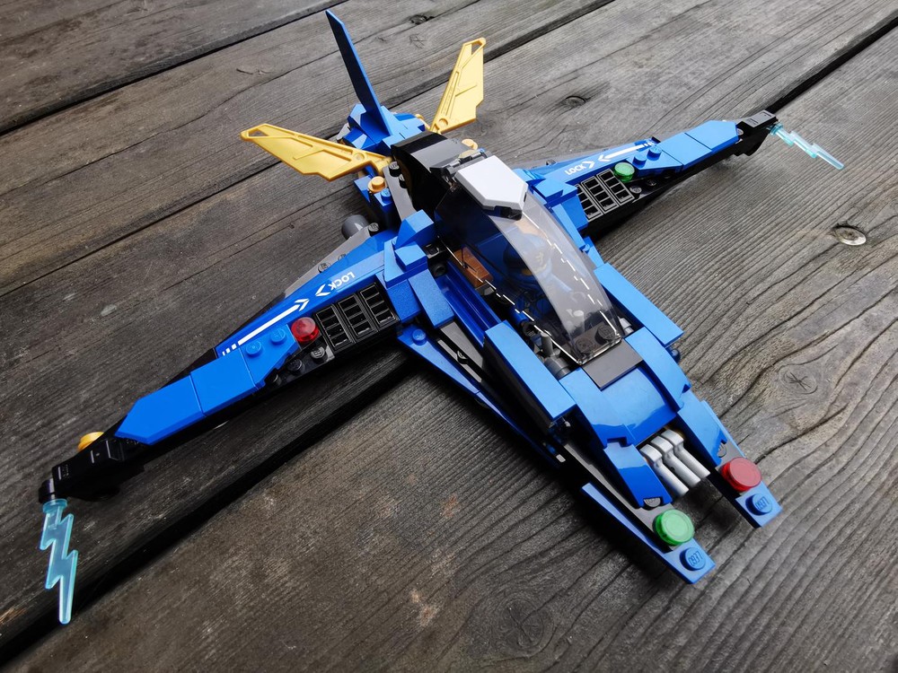 LEGO MOC 70668 Jay's Flash Jet21 by LegoFever3 | Rebrickable - Build ...