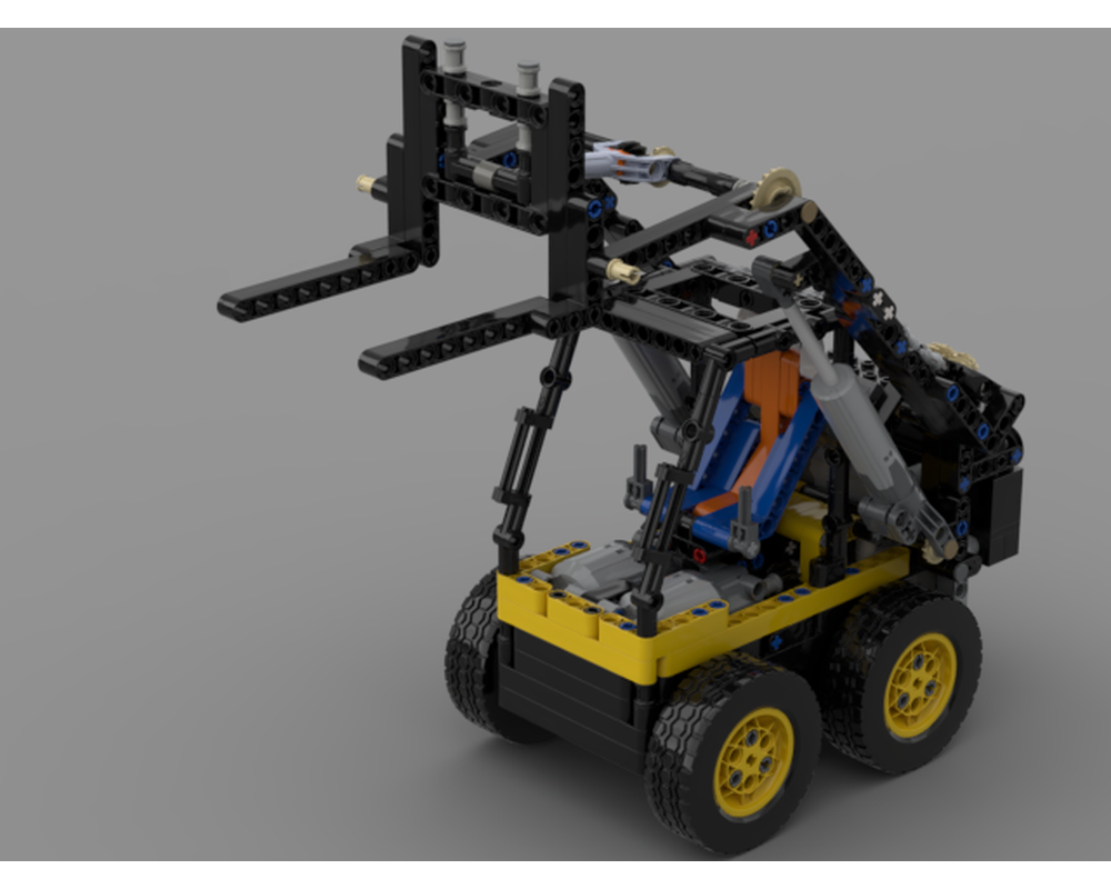 LEGO MOC Bobcat Forklift 《dandiao 》 by dandiao | Rebrickable - Build ...