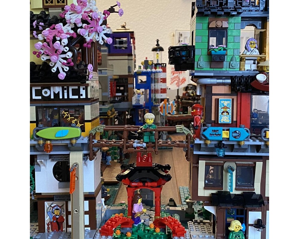 LEGO MOC Ninjago City Skybridge by cjtonic | Rebrickable - Build with LEGO