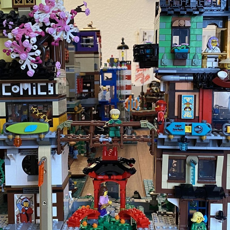 LEGO MOC-65766 Ninjago City Skybridge by cjtonic | Rebrickable - Build ...