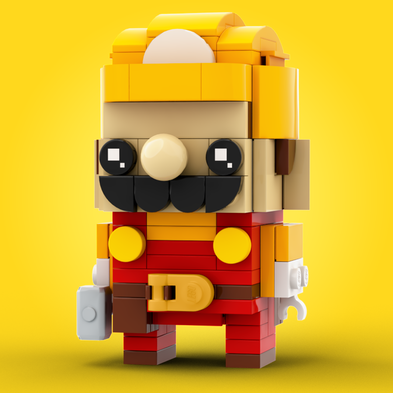 LEGO MOC Builder Mario BrickHeadz by Stormythos | Rebrickable - Build ...