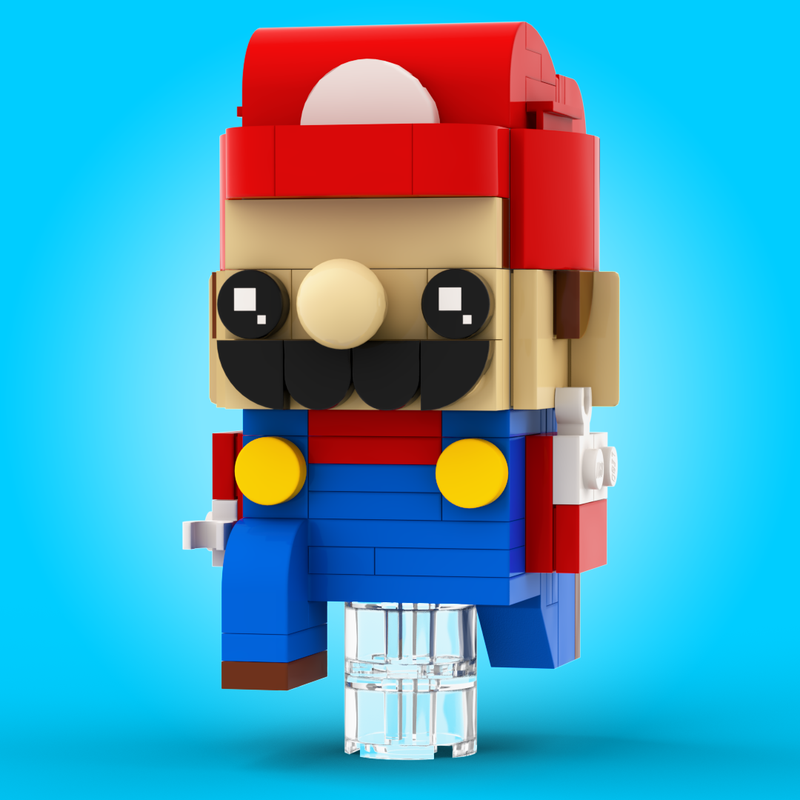 LEGO MOC Super Mario BrickHeadz by Stormythos | Rebrickable - Build ...