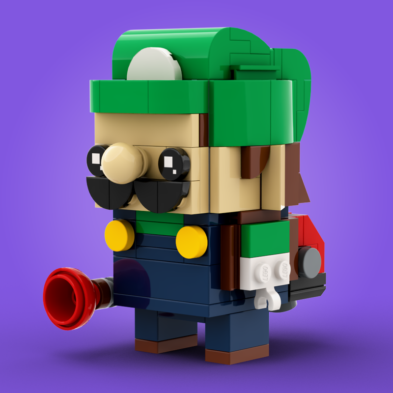 LEGO MOC Luigi and Polterpup BrickHeadz by Stormythos | Rebrickable ...