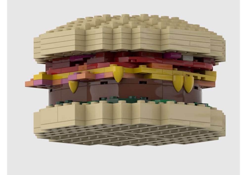 LEGO MOC Burger & Fries by GregBurner | Rebrickable - Build with LEGO