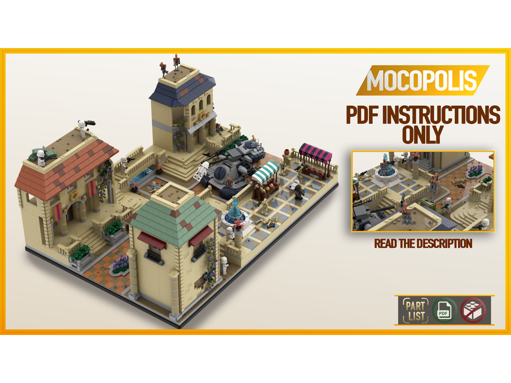LEGO MOC SW Clone Wars: Defence of Theed Palace by MOCOPOLIS ...