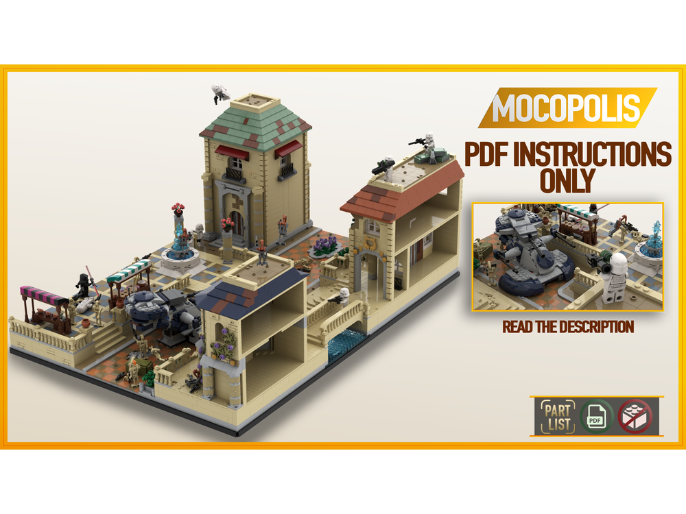 LEGO MOC SW Clone Wars: Defence of Theed Palace by MOCOPOLIS ...