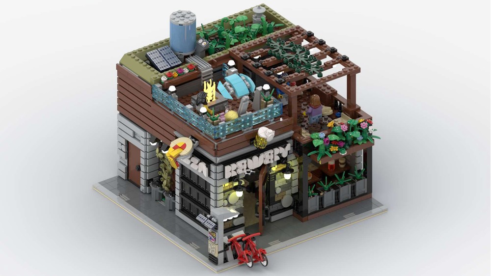 LEGO MOC Brickster's Brewery & Pizza (Modular) by steinah6 ...