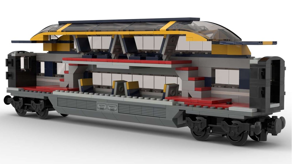 LEGO MOC 60197 MOD - Passenger Train by Kexy1984 | Rebrickable - Build ...