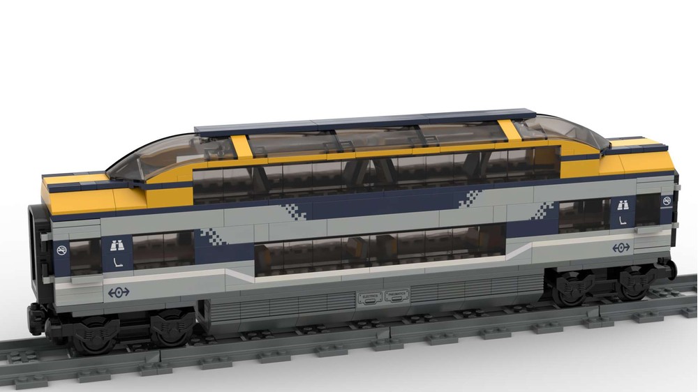 LEGO MOC 60197 MOD - Passenger Train by Kexy1984 | Rebrickable - Build ...