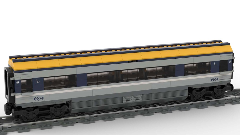 LEGO MOC 60197 MOD - Passenger Train by Kexy1984 | Rebrickable - Build ...