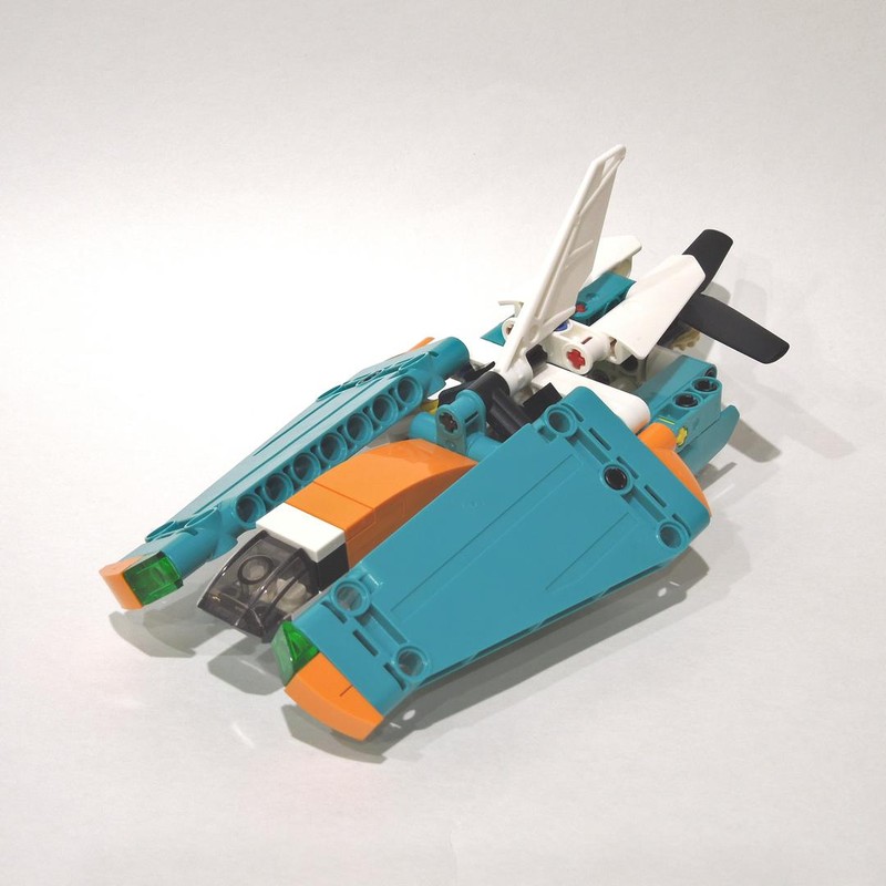 Lego Moc Hover Speeder 42117c By Osterum Rebrickable Build With Lego