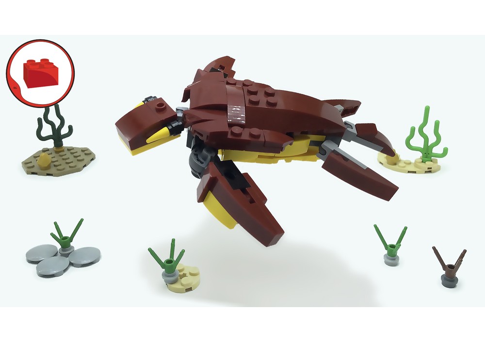 LEGO MOC Sea Turtle - Lego Creator 31102 by Bricks Ideas | Rebrickable ...
