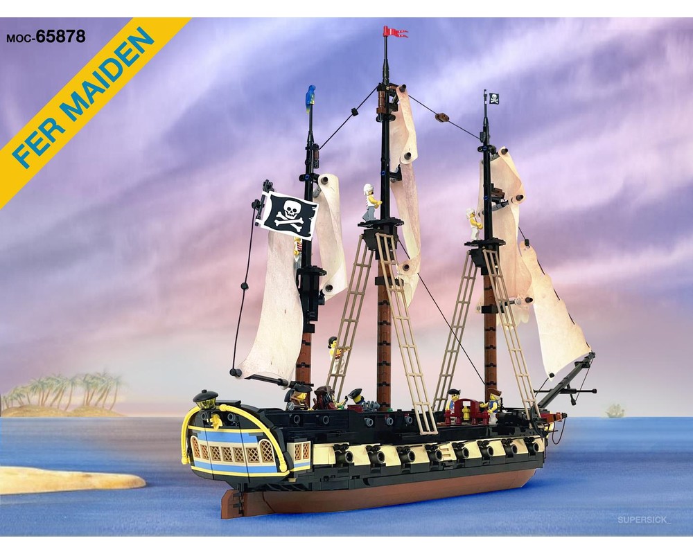LEGO MOC Fer Maiden Privateer Frigate by supersick_ | Rebrickable ...