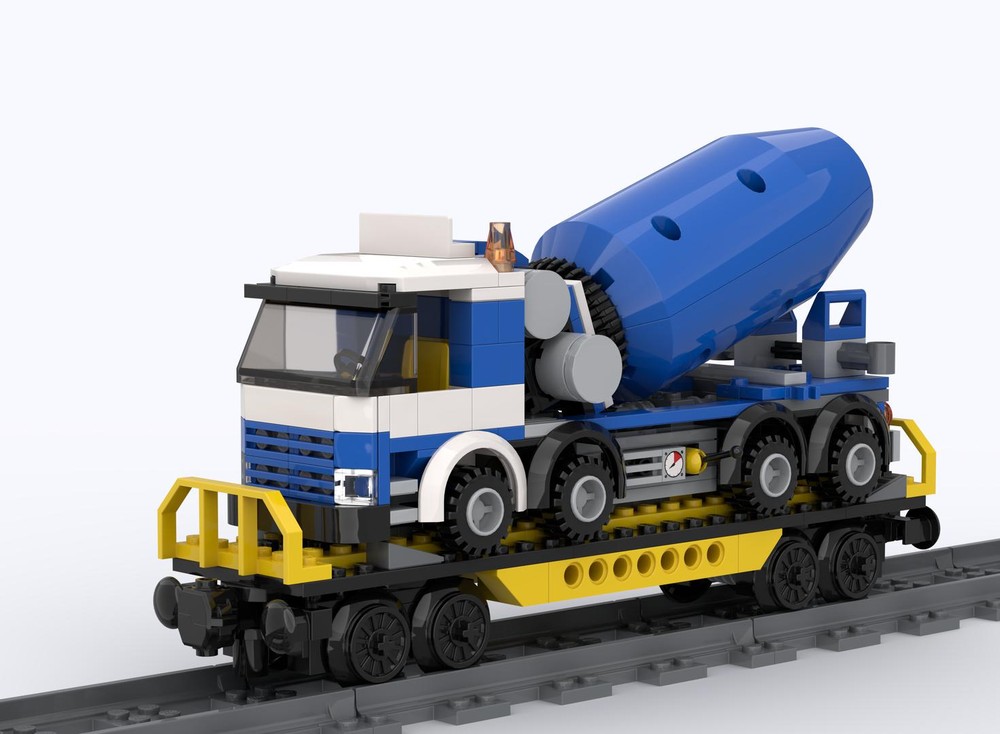 LEGO MOC Cement Mixer Transport by revilor | Rebrickable - Build with LEGO