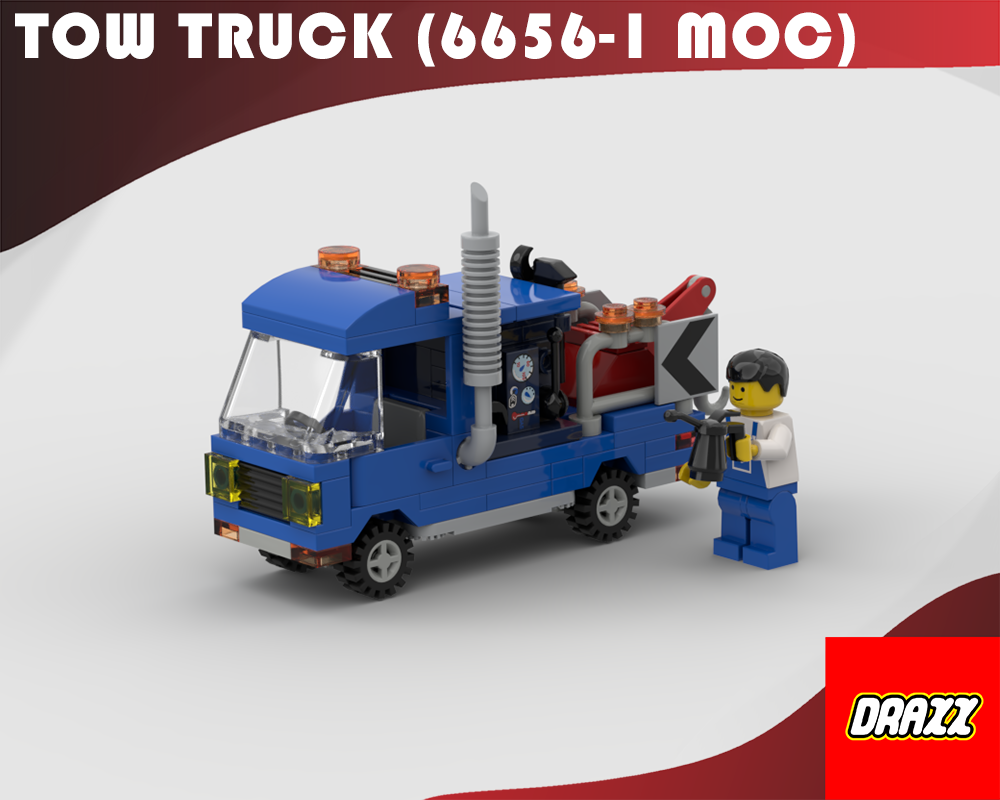 LEGO MOC 6656-1 Tow Truck MOC by Draxx78 | Rebrickable - Build with LEGO