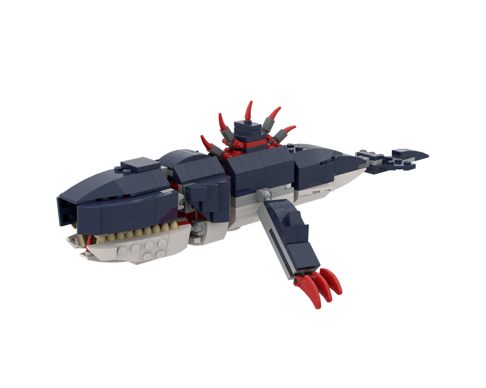 LEGO MOC Abysshark (Hungry Shark World) 31088 2 to 1 by ...
