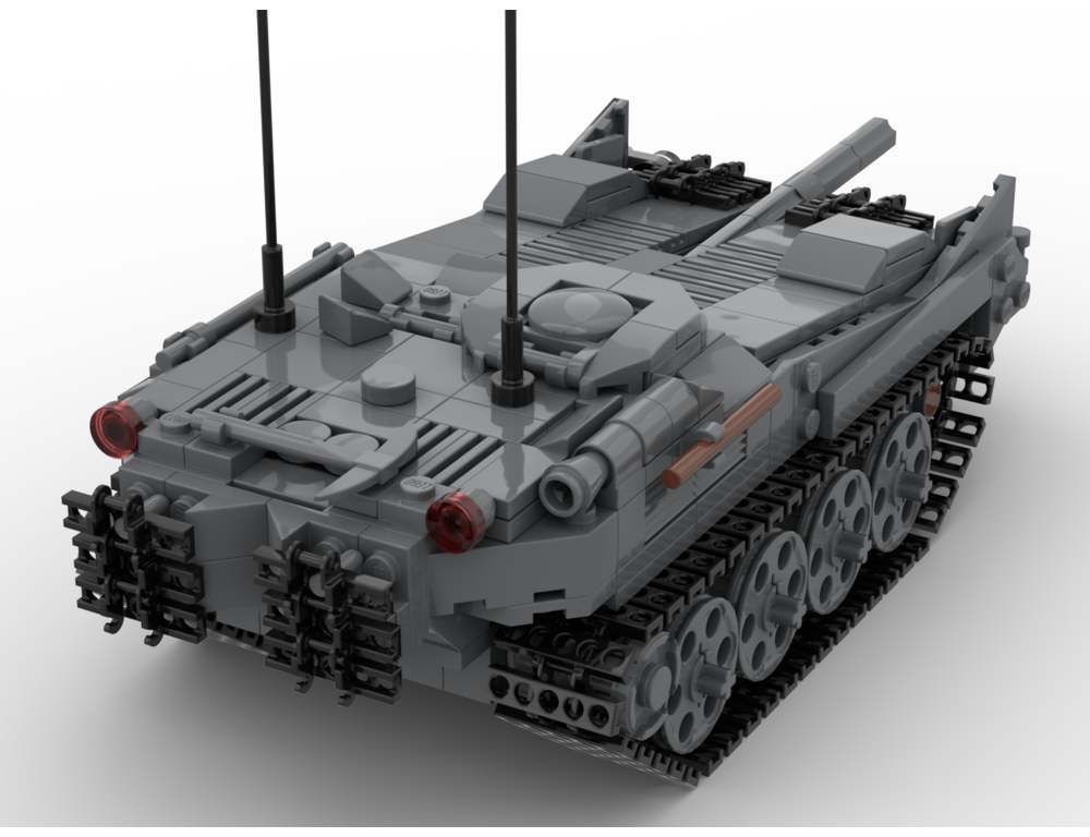 LEGO MOC Strv 103 tank by gunsofbrickston | Rebrickable - Build with LEGO