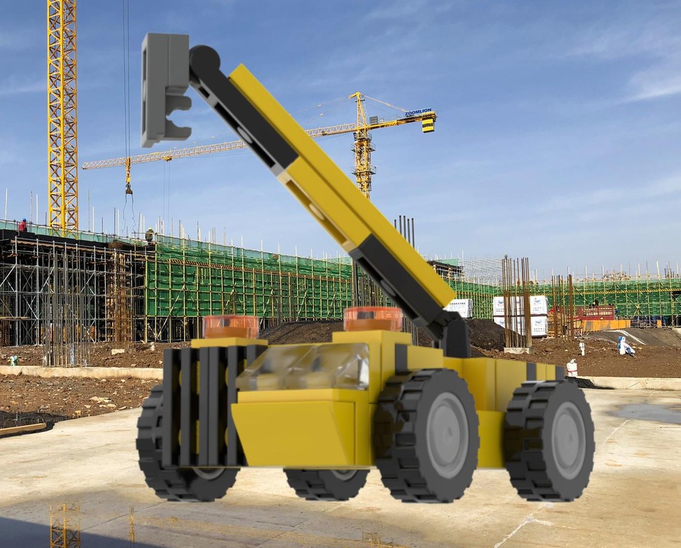 Lego Moc Snot Mobile Crane By Legoori Rebrickable Build With Lego
