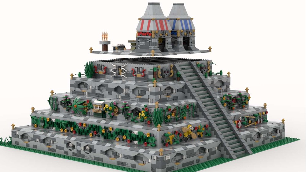 LEGO MOC Aztec Pyramid by LegoBricking | Rebrickable - Build with LEGO