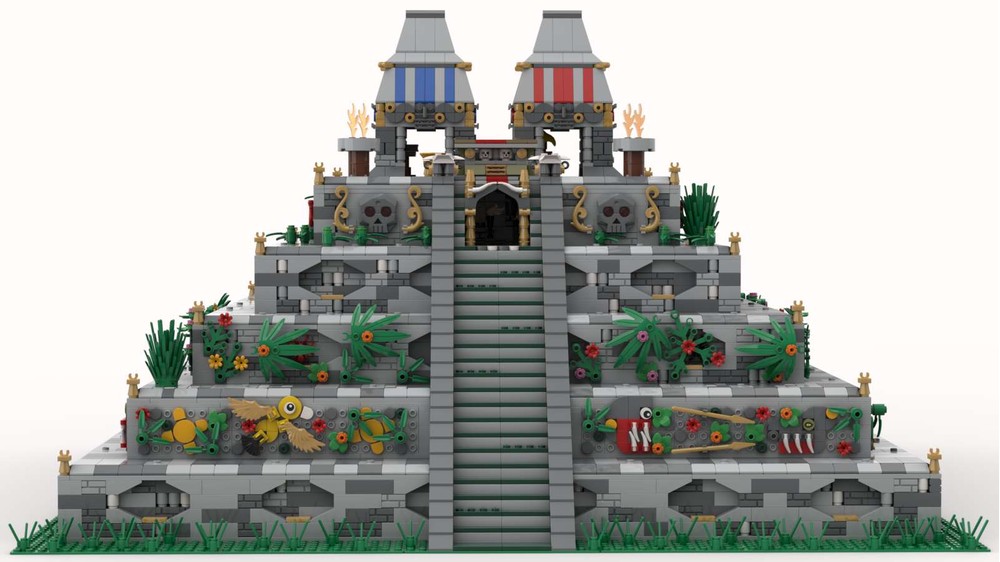 LEGO MOC Aztec Pyramid by LegoBricking | Rebrickable - Build with LEGO