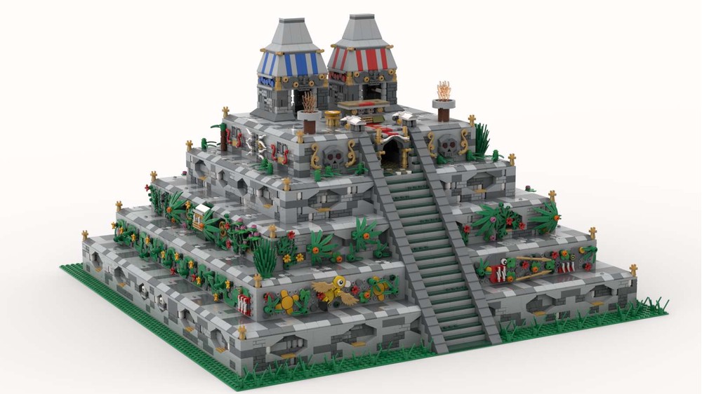 LEGO MOC Aztec Pyramid by LegoBricking | Rebrickable - Build with LEGO