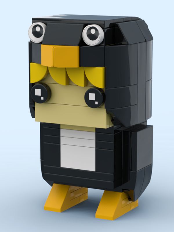 LEGO MOC Penguin Suit Brickheadz by Nicole1 | Rebrickable - Build with LEGO