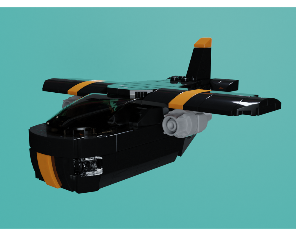 LEGO MOC Future aircraft by Leo1 | Rebrickable - Build with LEGO
