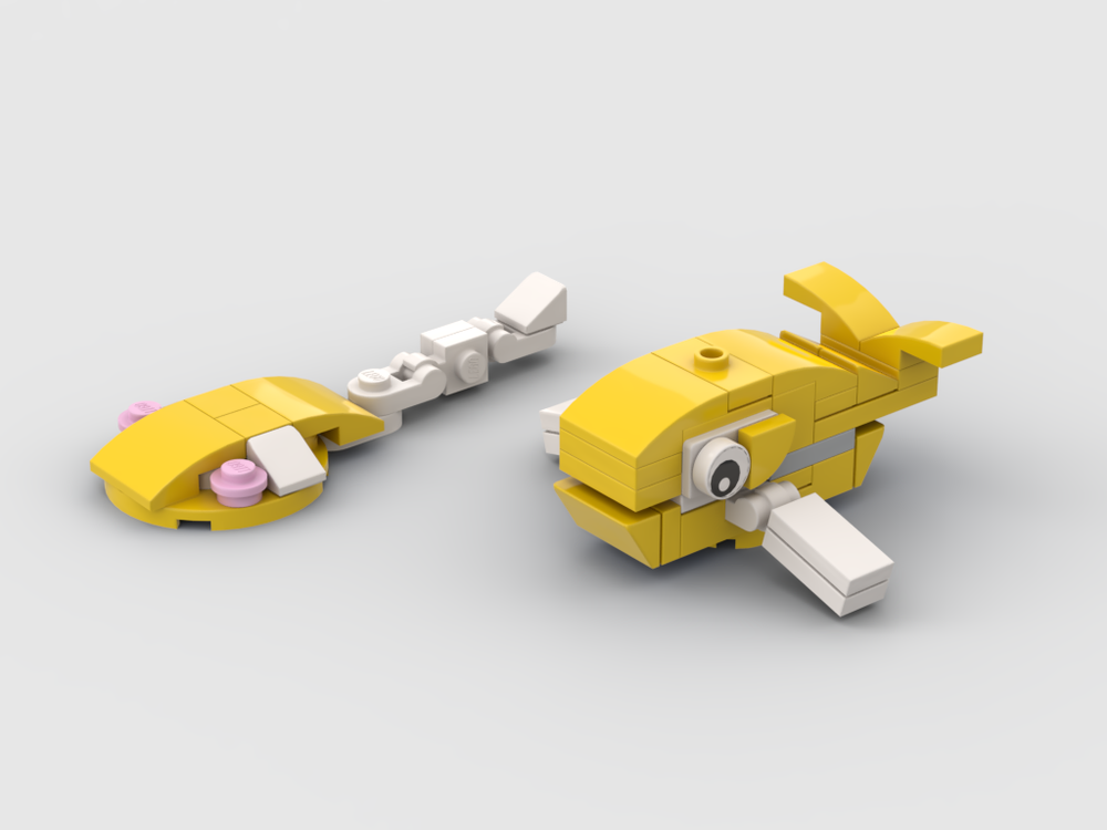 LEGO MOC 30550 Whale and Thornback Ray by KlintIsztvud | Rebrickable ...