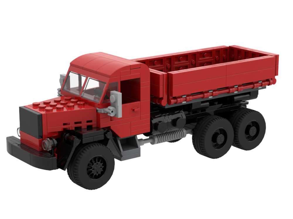 LEGO MOC Magirus Deutz Jupiter dumper tipper playble by Kupfer ...