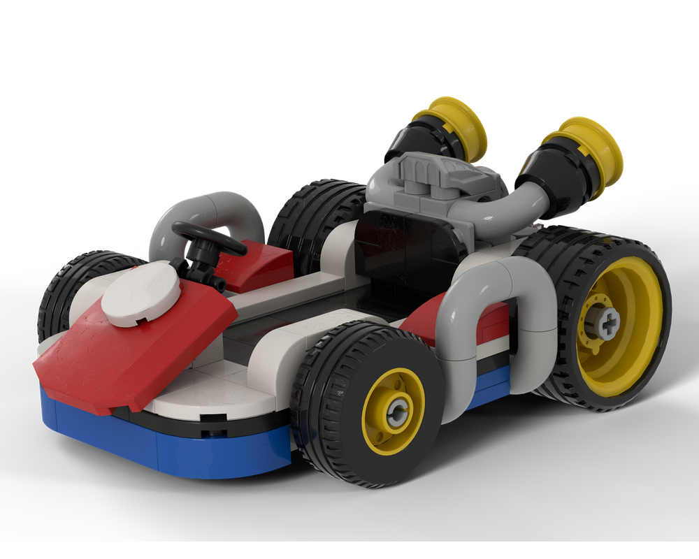 Lego Moc Go Kart By Curtydc Rebrickable Build With Lego