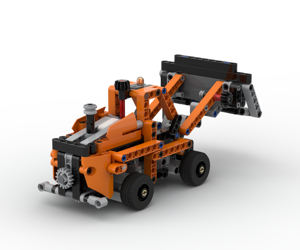 LEGO MOC 42060 Wheel Loader by Nequmodiva | Rebrickable - Build with LEGO