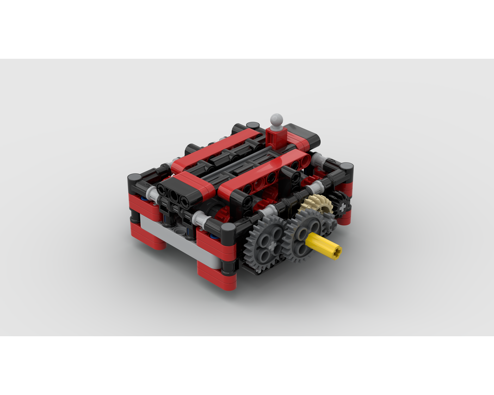 Lego Moc 8 Speed Manual Gearbox By Whathetech Rebrickable Build