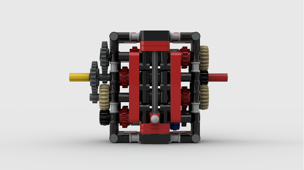 Lego Moc 8 Speed Manual Gearbox By Whathetech Rebrickable Build