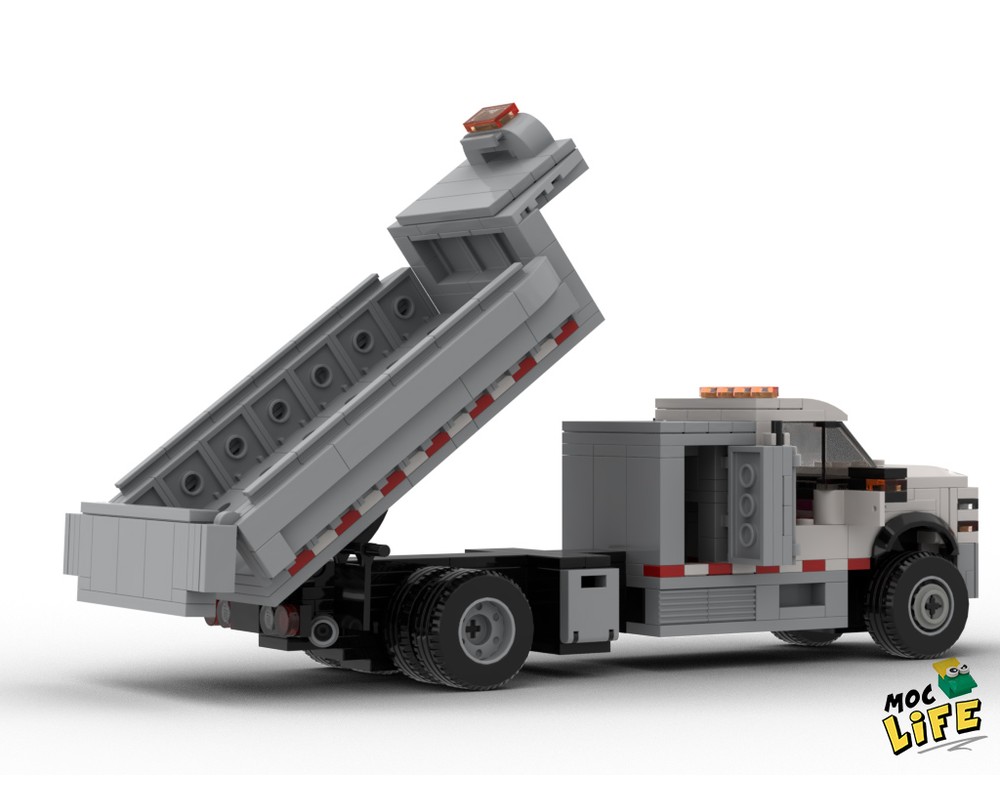LEGO MOC Chevrolet Silverado 3500 dually regular cab dumper by MocLife ...