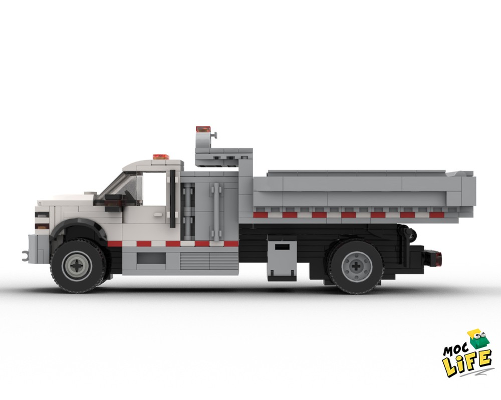 LEGO MOC Chevrolet Silverado 3500 dually regular cab dumper by MocLife ...