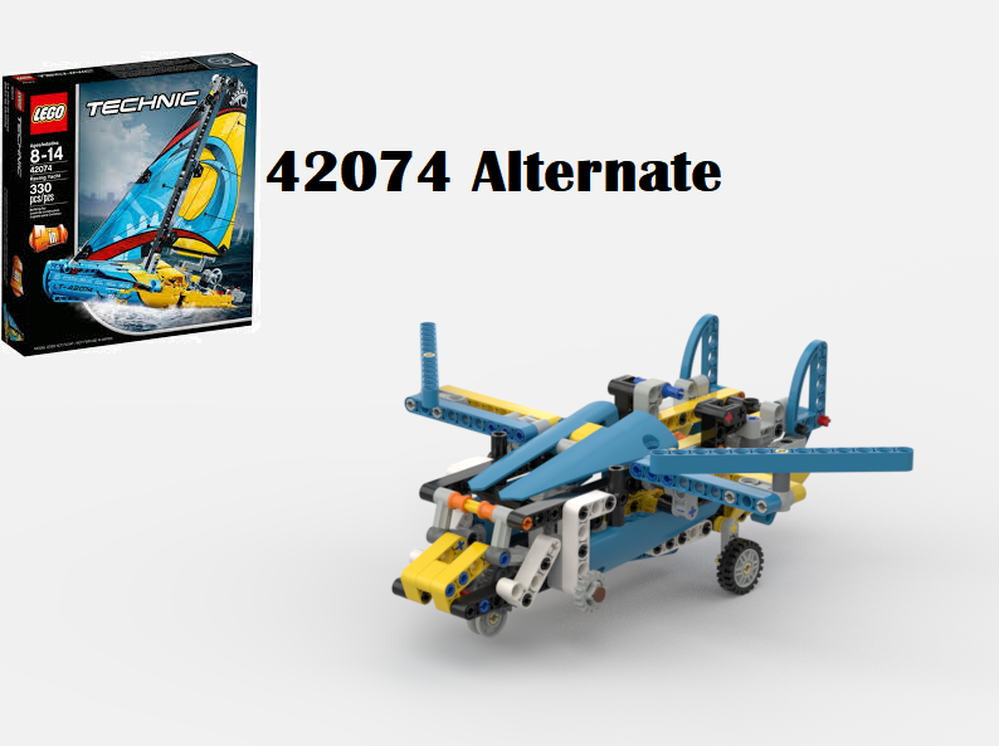 LEGO MOC 42074 VTOL aircraft by mic8per | Rebrickable - Build with LEGO