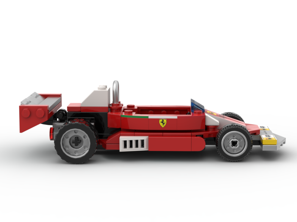 LEGO MOC 1975 Ferrari 312 T2 by 2g_bricks | Rebrickable - Build with LEGO