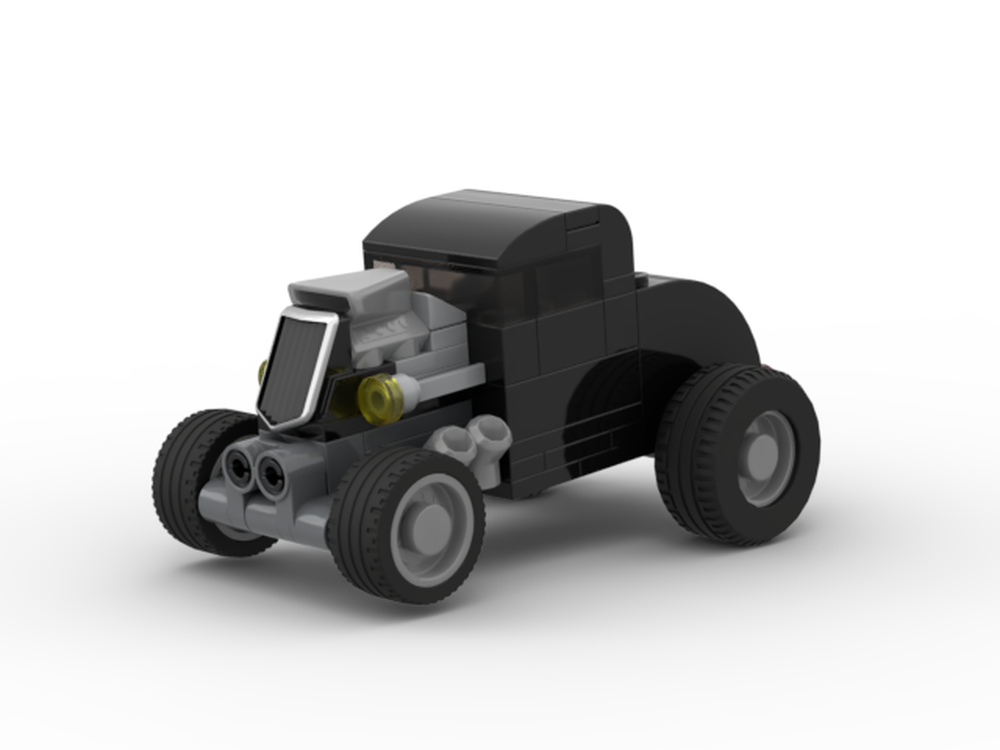 LEGO MOC Hot Rod Coupe´ by brickhead_07 | Rebrickable - Build with LEGO